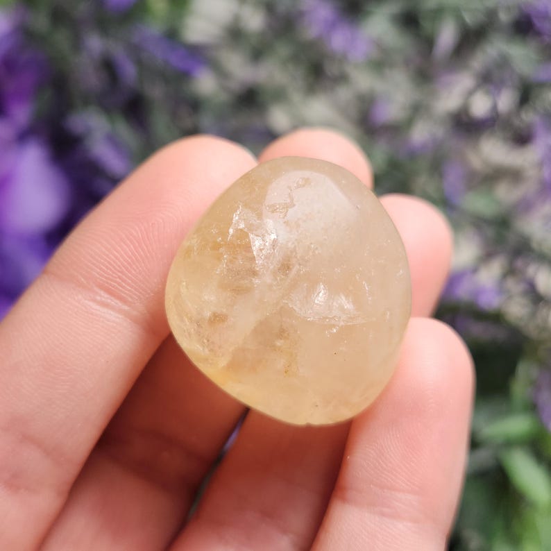 Champagne Topaz Tumbled Crystal Specimen: Polished Gemstone - Etsy