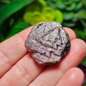 Record Keeper Ruby Crystal Specimen - Etched Geometric Stone - Raw Ruby - Natural Ruby Crystal ...