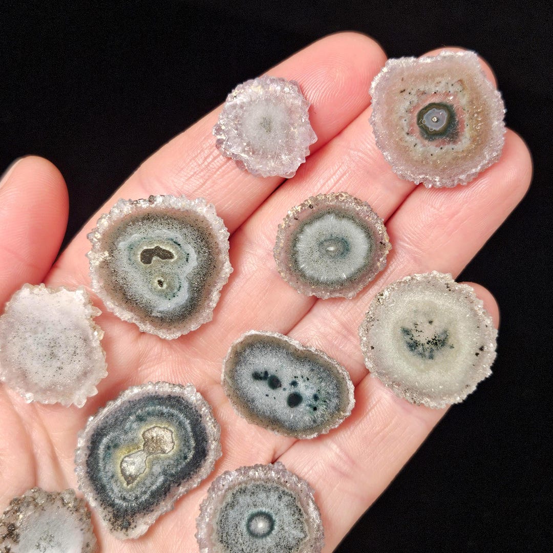 Stalactite Crystal Slice - Stalactite Geode - Stalactite - Stalactite ...