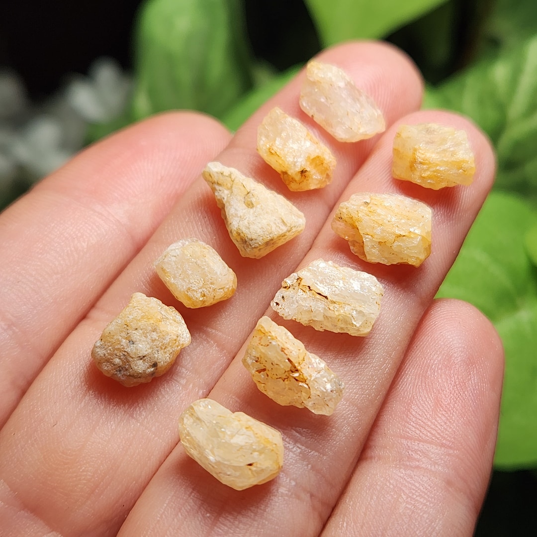 Golden Phenacite Crystal Specimen: Rare Phenacite From Nigeria - Etsy