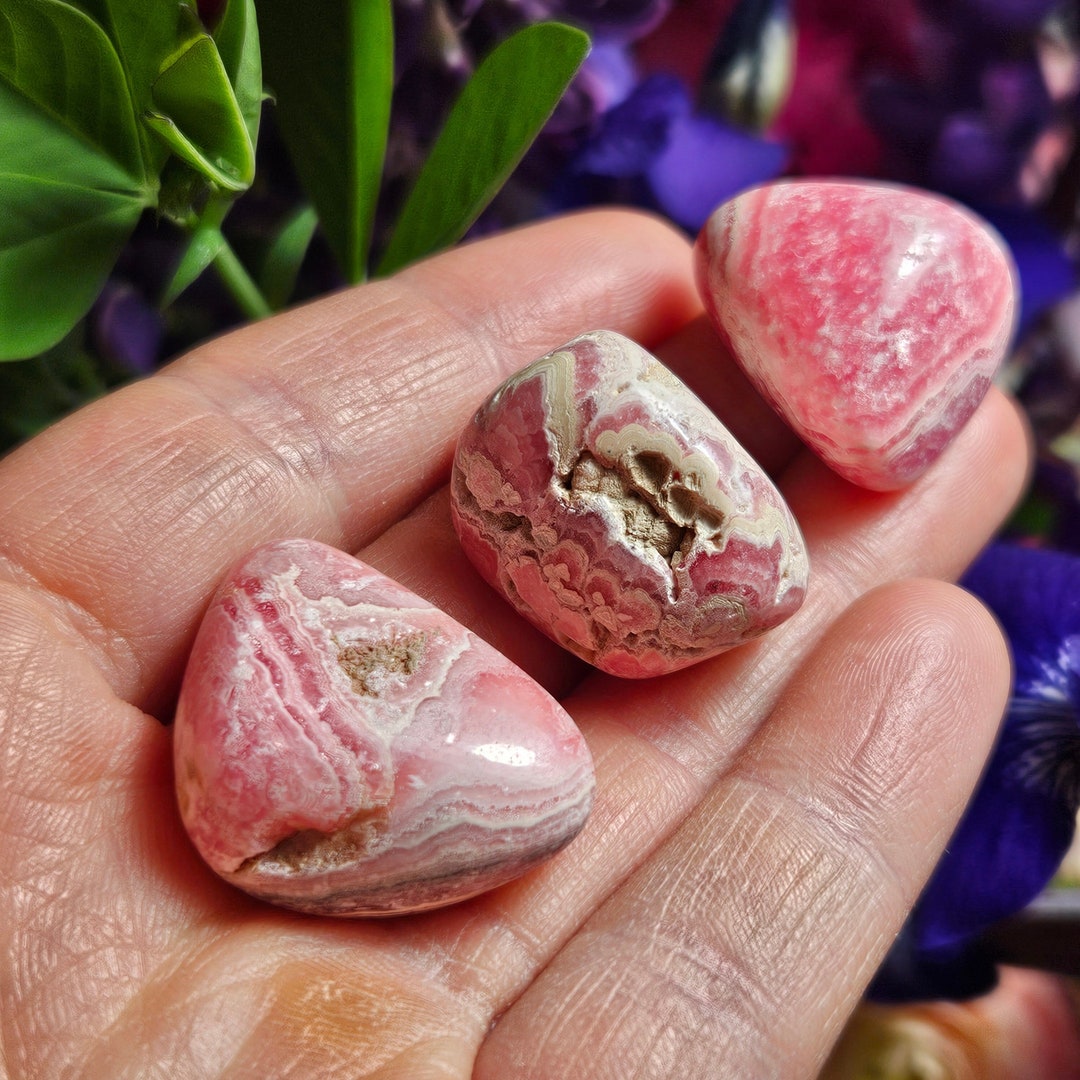 XL Rhodochrosite Tumbled Stone - Rhodochrosite - Polished Rhodochrosite ...