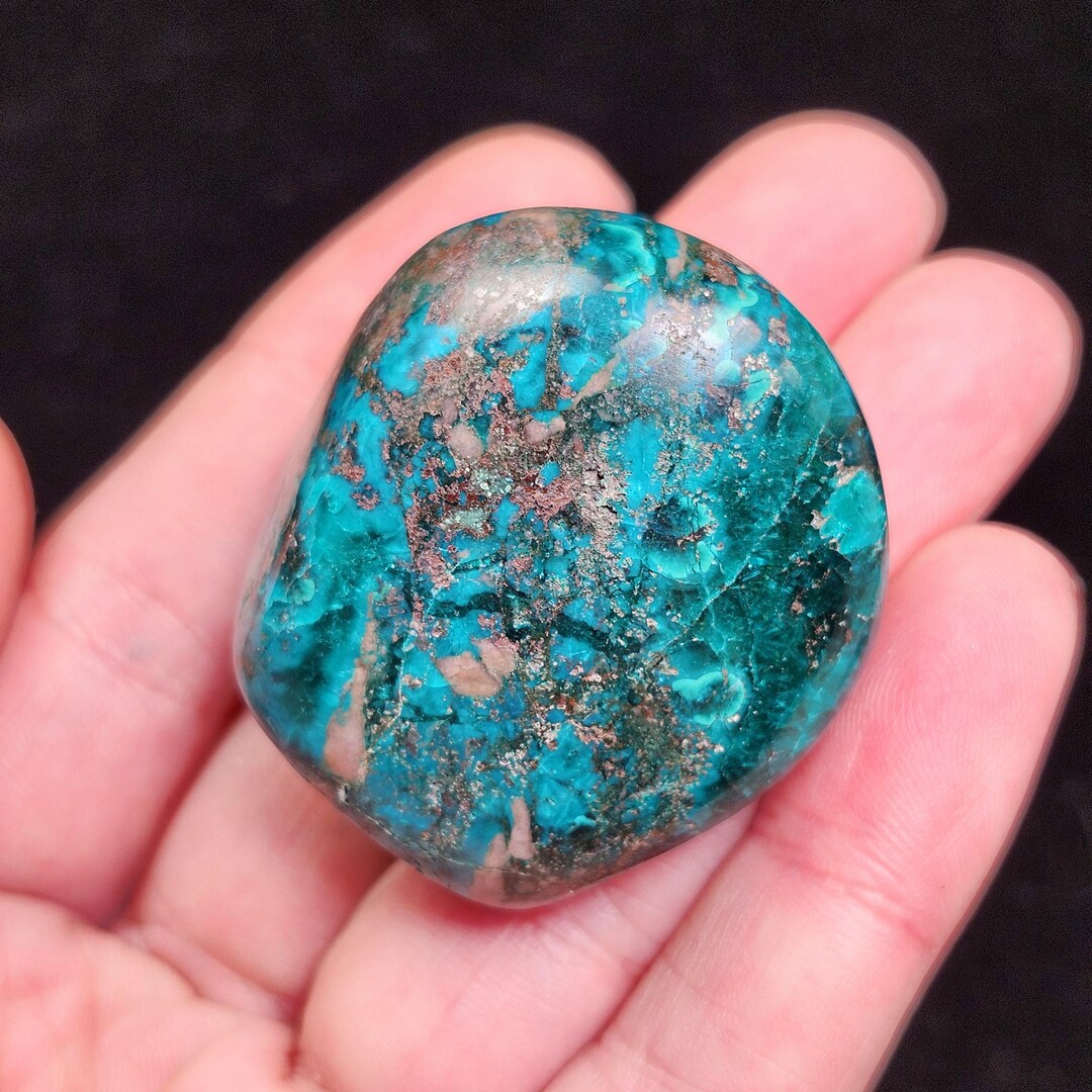 Dioptase Crystal Specimen: RARE Polished Congo Dioptase, 59g - Etsy