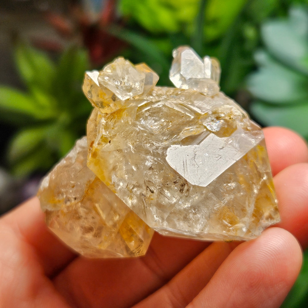 Golden Herkimer Diamond Crystal / Herkimer Diamond Crystal ...