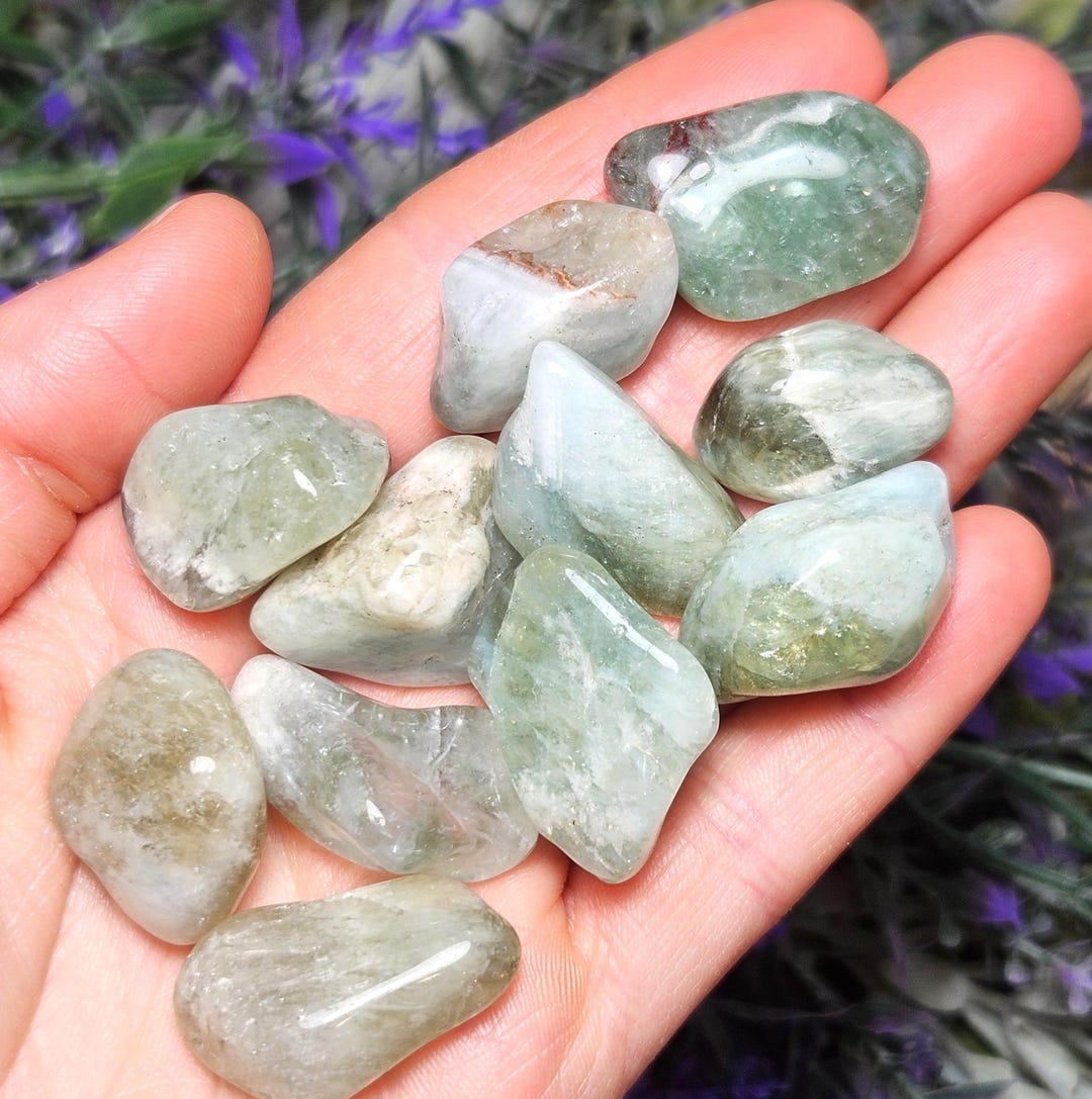 Green Amethyst Crystal - Prasiolite Stone - Green Amethyst - Prasiolite ...