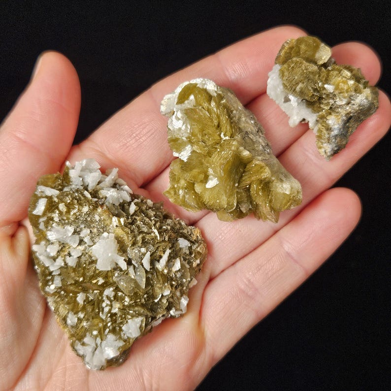 Golden Siderite Specimen, Siderite Crystal Cluster - Bladed Siderite - Etsy