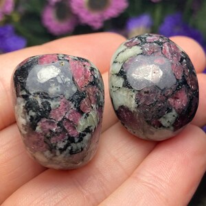 Eudialyte Crystal - Polished Eudialyte - Tumbled Eudialyte - Eudialyte ...