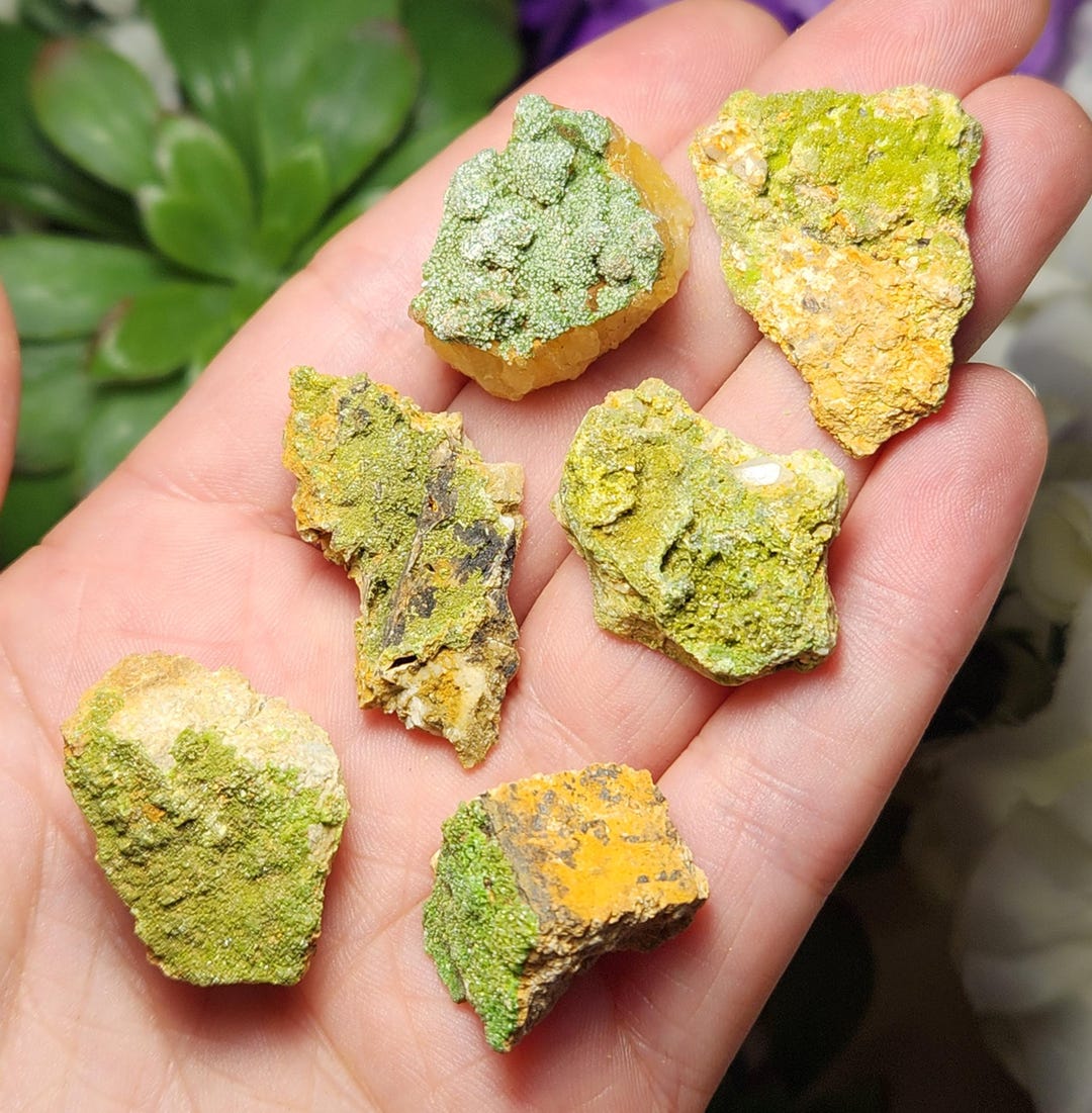 Pyromorphite Stone - Pyromorphite on Matrix - Pyromorphite Crystal ...