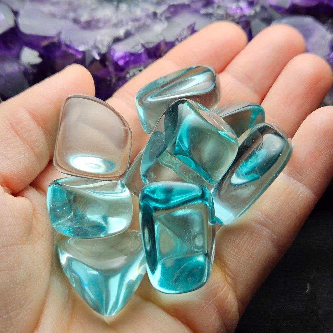 Aqua Obsidian Crystal / Blue Obsidian / Obsidian Stone / - Etsy