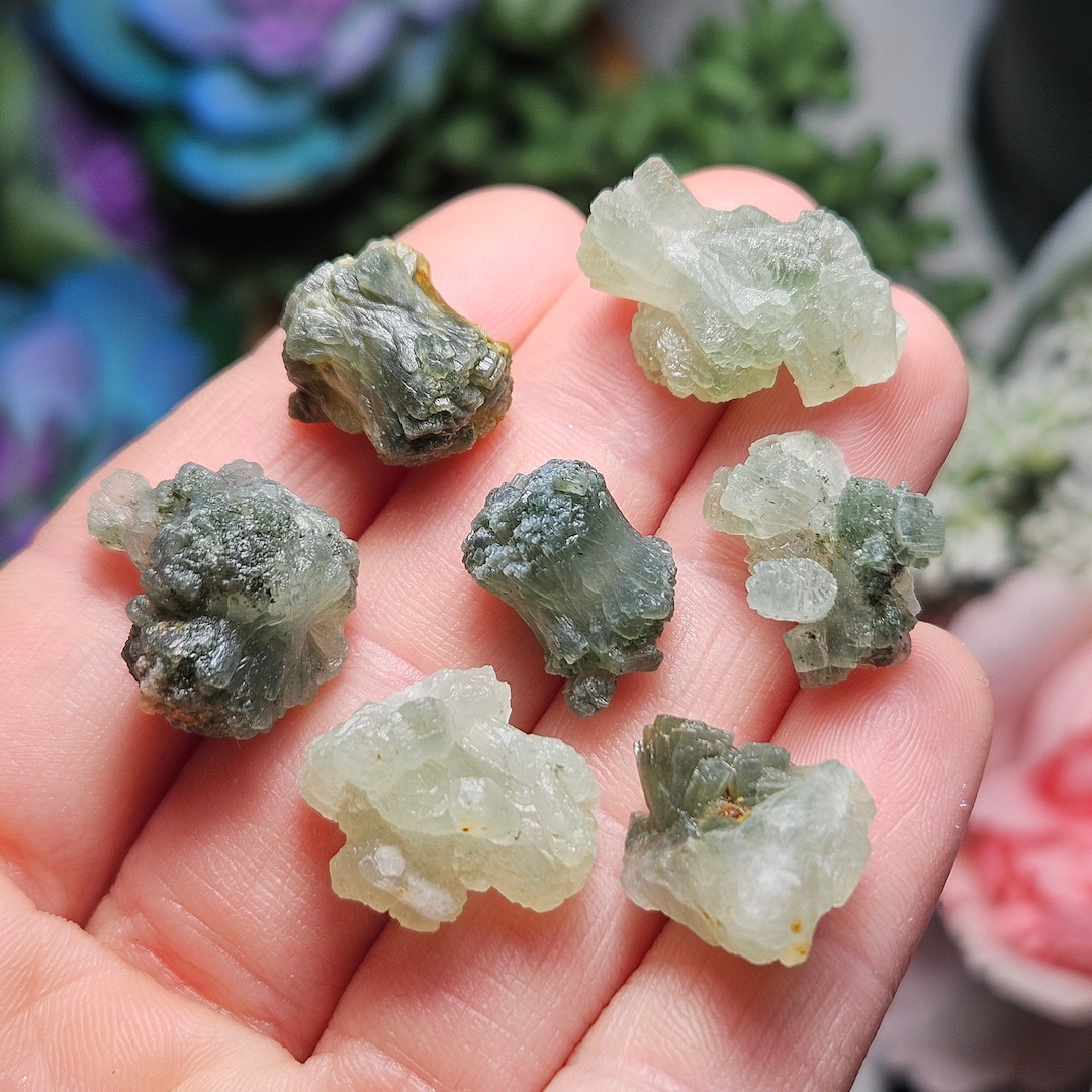 Prehnite Crystal - Bowtie Prehnite - Raw Prehnite - Prehnite With ...