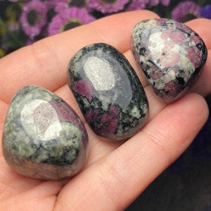 Eudialyte Crystal - Polished Eudialyte - Tumbled Eudialyte - Eudialyte ...