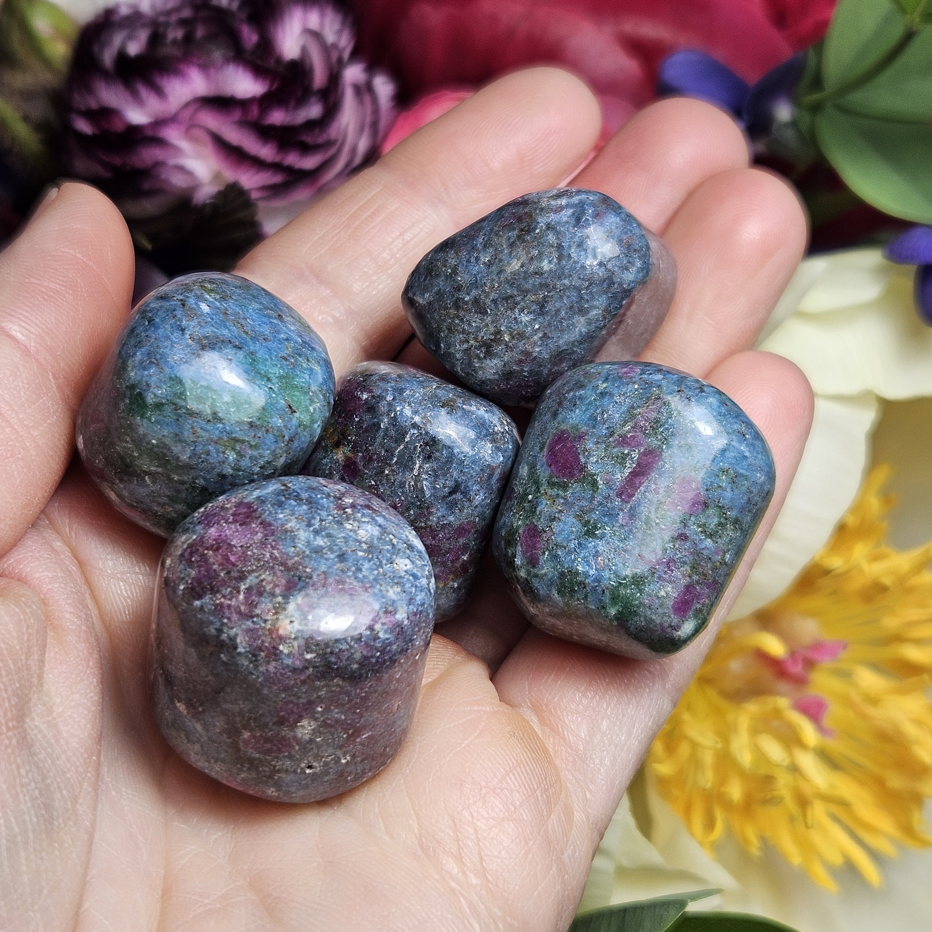 Ruby & Kyanite Tumbled Crystal Specimen - Ruby Crystal - Kyanite ...