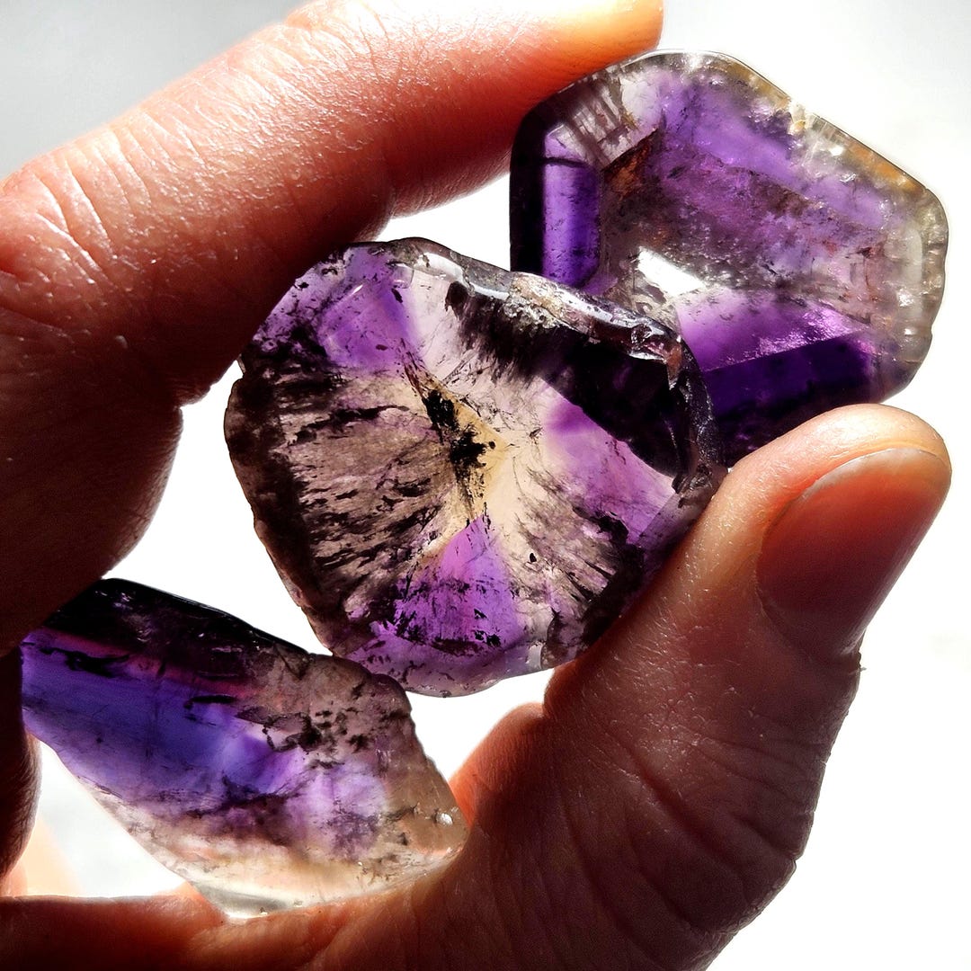 Super 7 Crystal Slice - OLD STOCK - Super Seven Crystal - Melody Stone ...