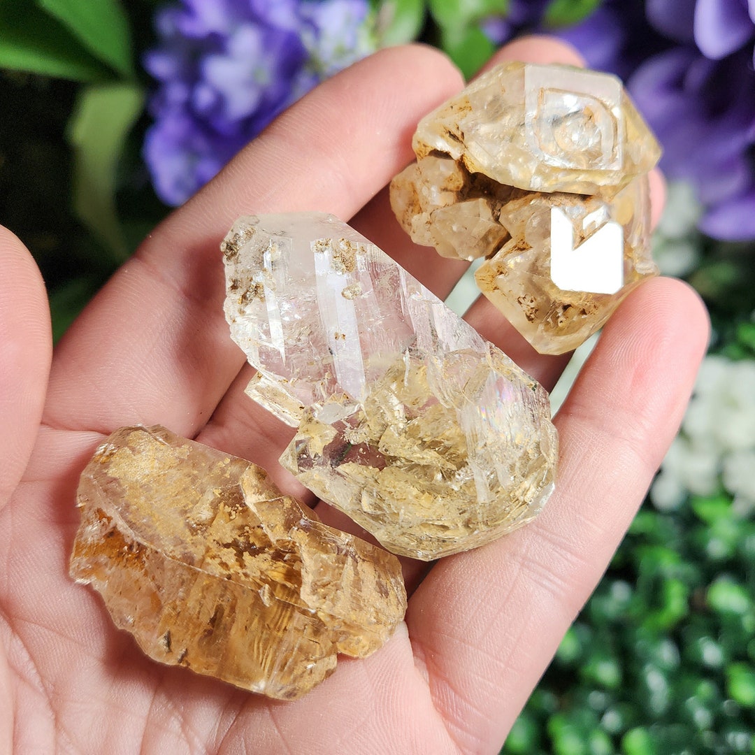 Elestial Window Quartz Crystal: Skeletal Terminated Quartz Stone - Etsy