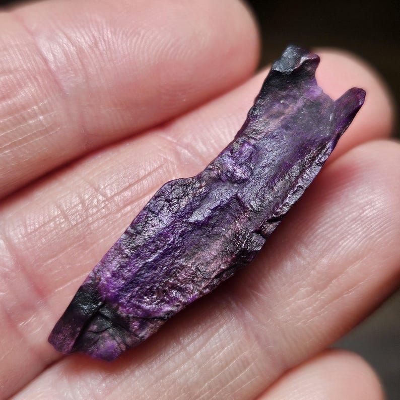 Raw Sugilite Crystal 4 2g South African Sugilite Old Stock Etsy Uk