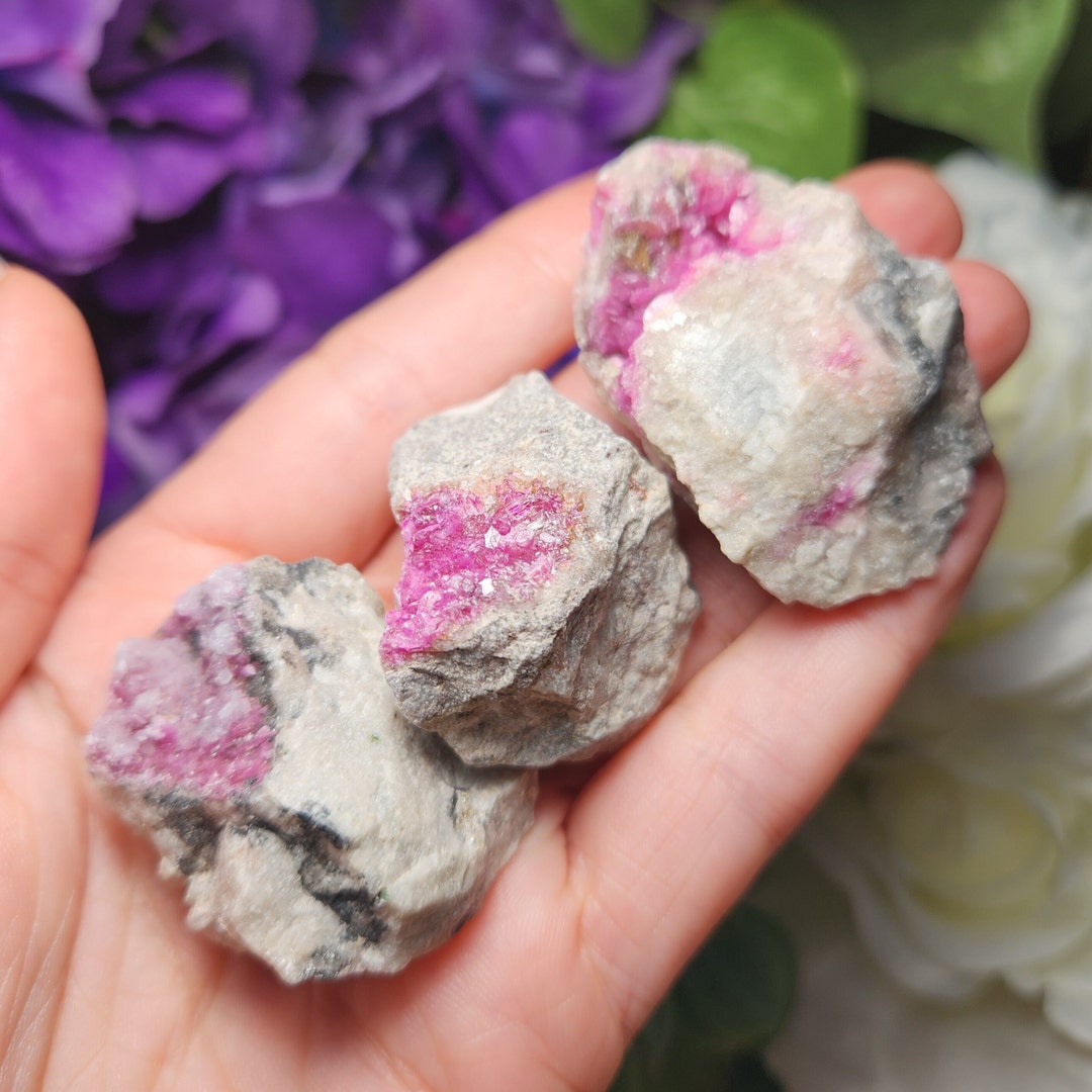 Raw Pink Calcite Crystal - Pink Cobalto Calcite - Pink Cobalt - Pink ...