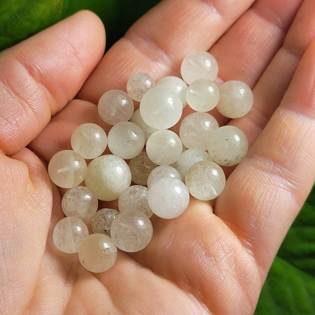 Libyan Desert Glass Beads: Gold Tektite Crystal, Single Round Bead - Etsy