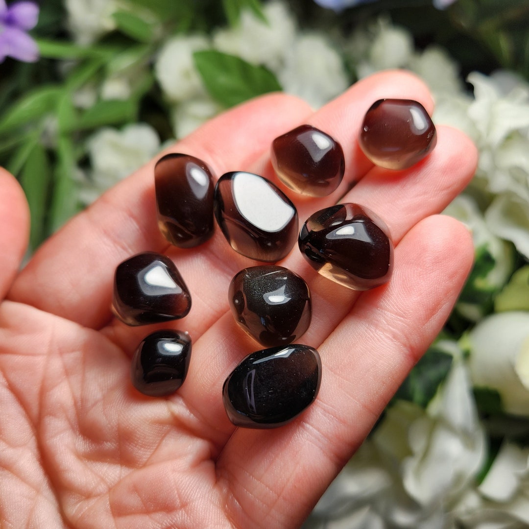 Apache Tears / Apache Tear Crystal / Obsidian Crystal / Apache Tears Crystals / Obsidian Stone ...