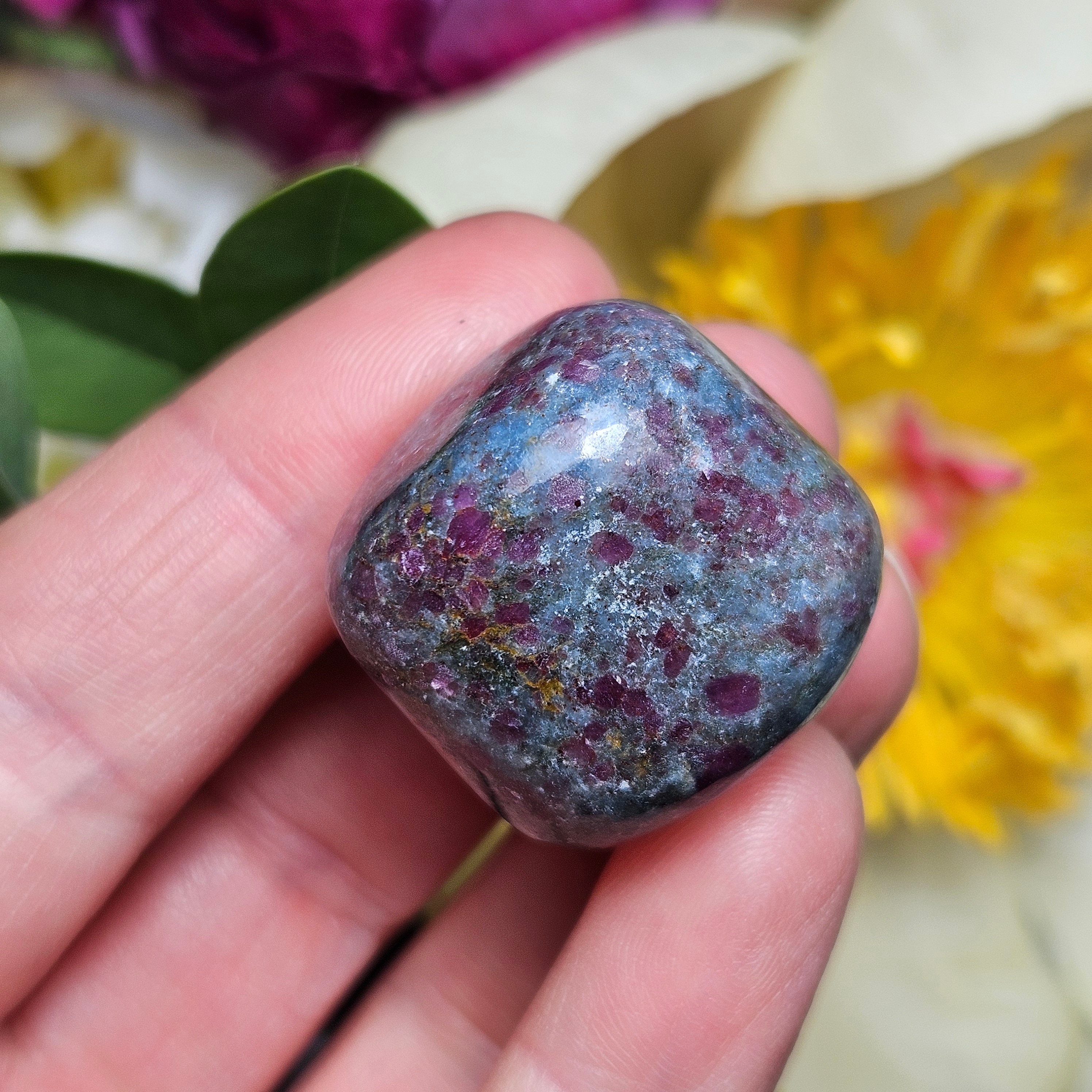 Ruby & Kyanite Tumbled Crystal Specimen - Ruby Crystal - Kyanite ...
