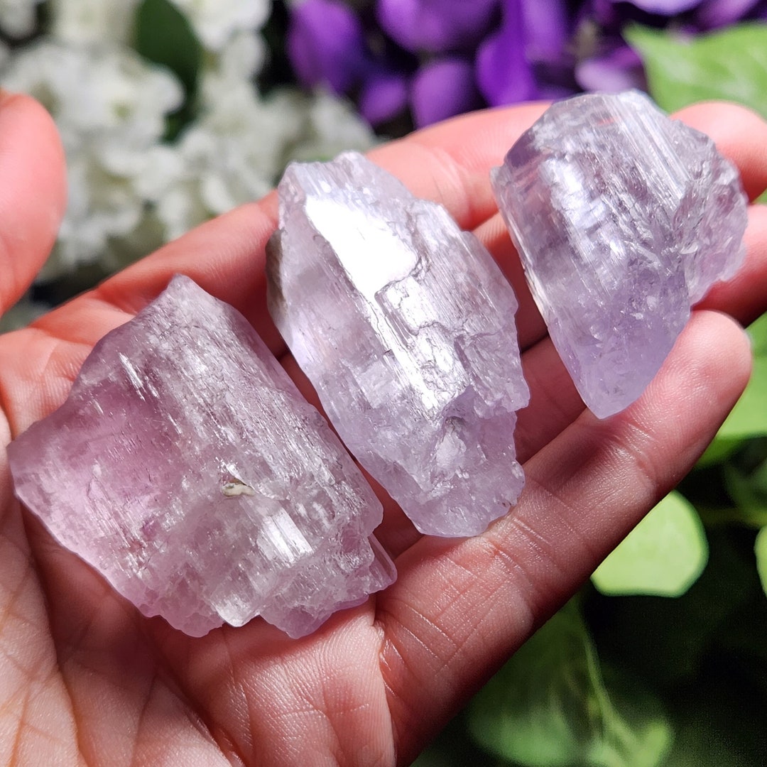 Kunzite Crystal - Pink Kunzite - Raw Kunzite - Kunzite Gemstone ...