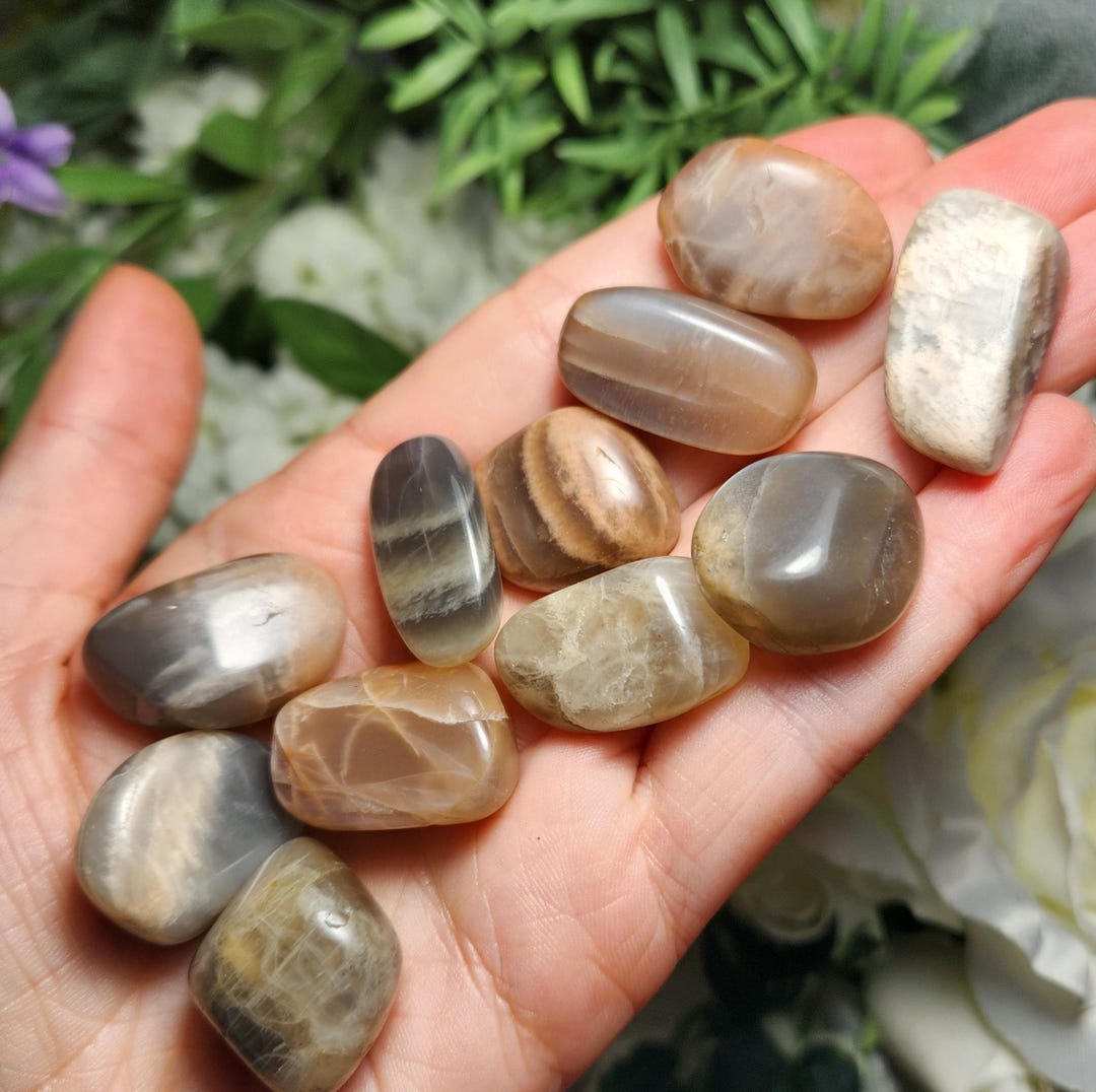 Moonstone Crystal - Tumbled Moonstone - Black Moonstone - Moonstone ...