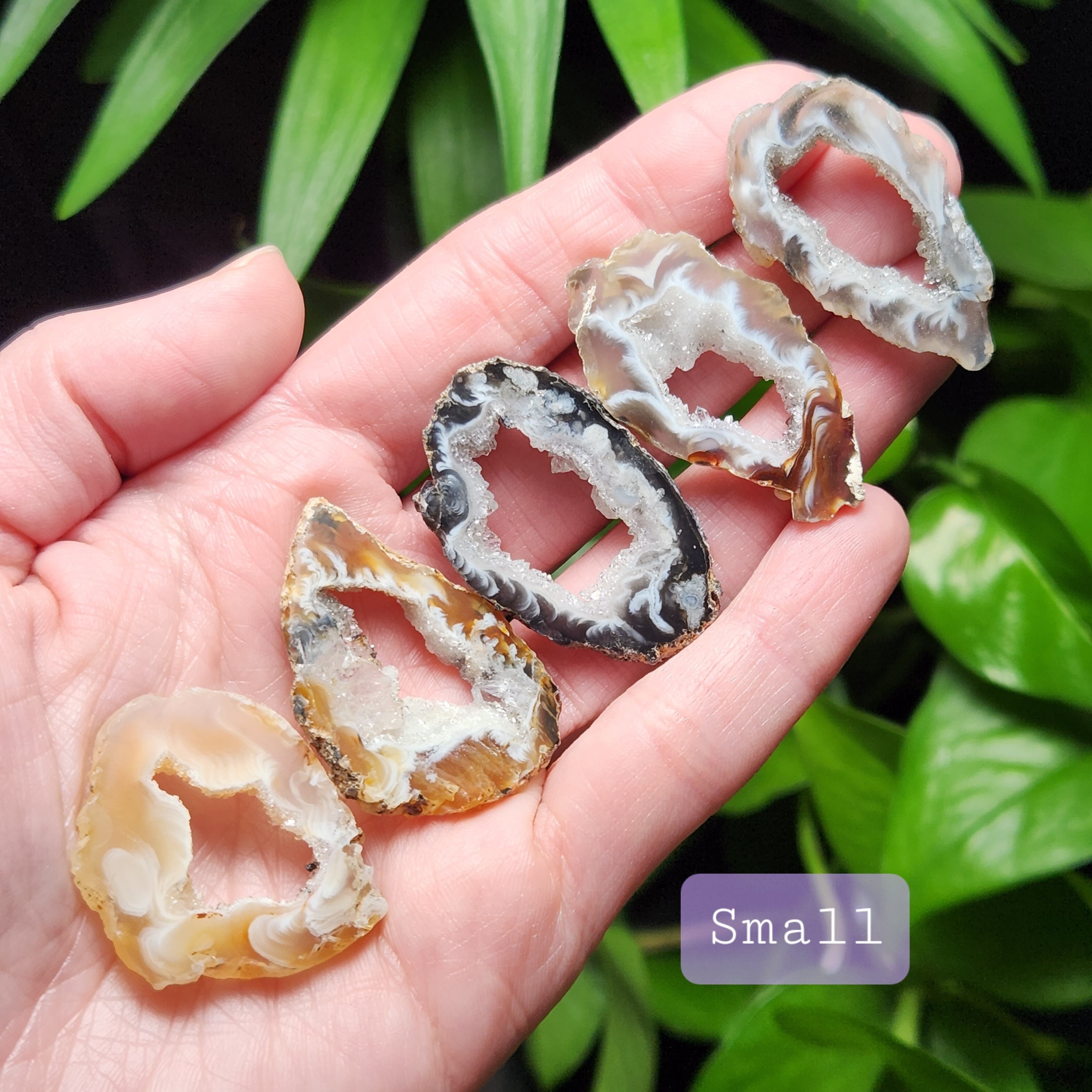 Geode Slices - Natural Geode Slice - Agate Slice - Sliced Agate - Slice ...