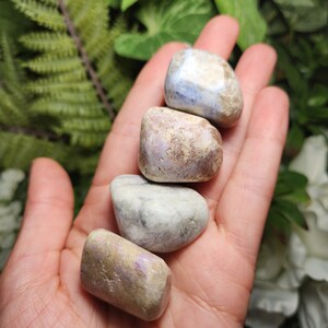 Purple Hackmanite - UV Reactive - Tumbled Hackmanite - Hackmanite Stone ...