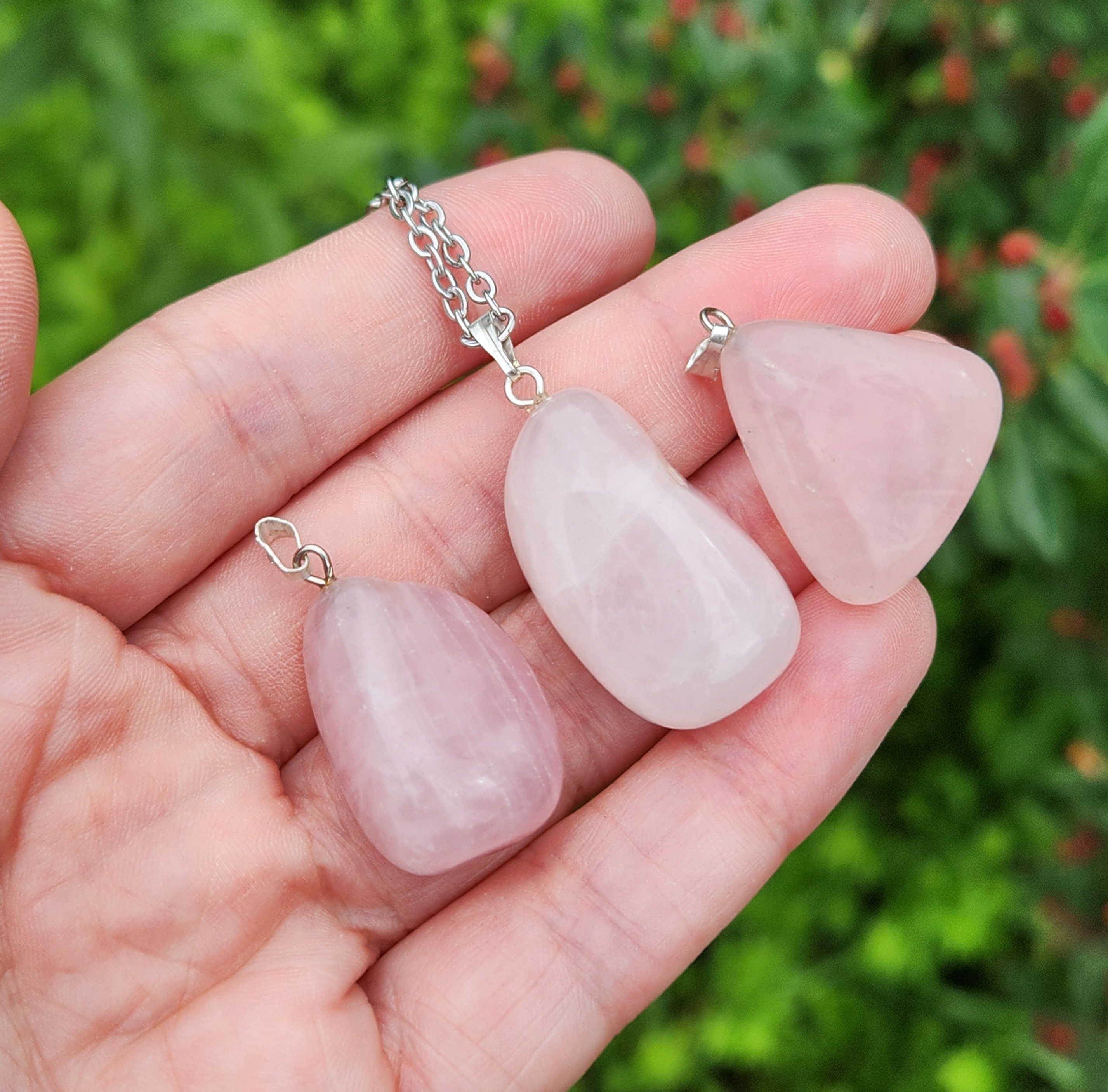 Rose Quartz Pendant Rose Quartz Crystal Rose Quartz Necklace Rose Quartz Jewelry Rose Quartz Stone Crystal Necklace Rose Quartz Etsy