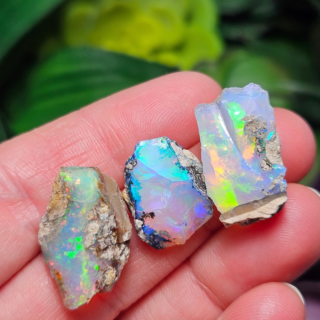 XL Rainbow Opal Crystal Rainbow Opal Raw Opal Stone Opal Crystal Opal Specimen Rough Opal Stone ...