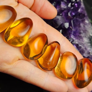 Orange Obsidian Crystal - Polished Obsidian Crystal - Obsidian Stone ...