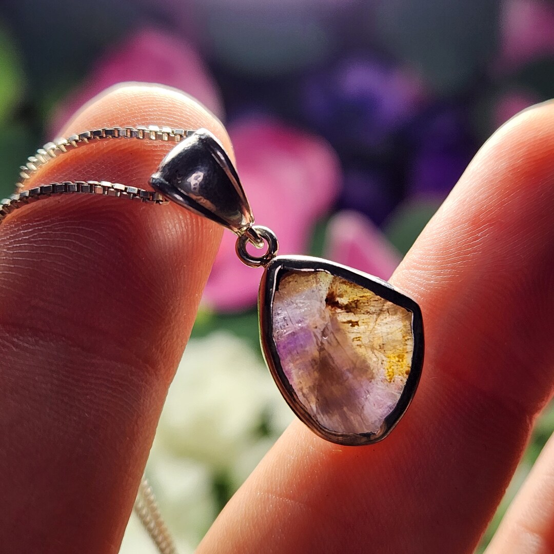 Super 7 Pendant - Super Seven Necklace - Amethyst Cacoxenite - Super 7 ...