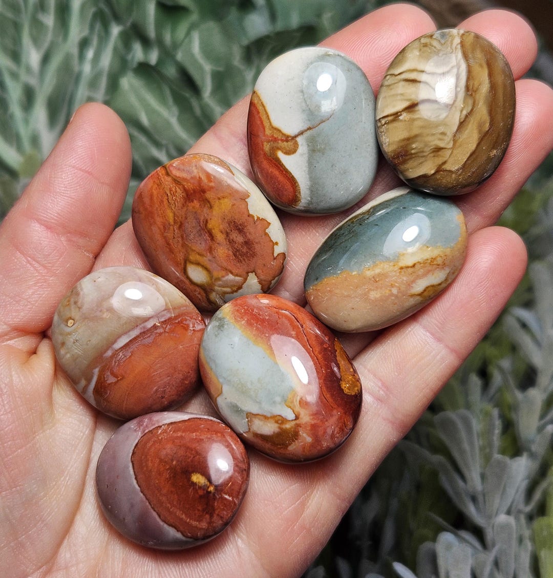Polychrome Jasper Crystal - Polychrome Jasper Palm Stone - Polychrome ...