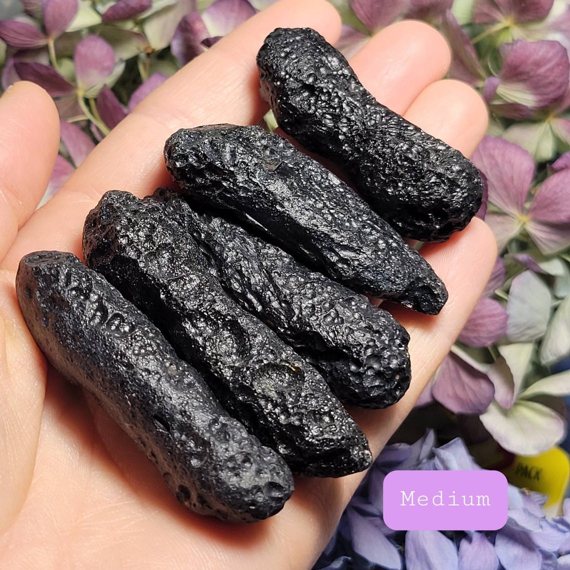 Tibetan Tektite / Black Tektite / Home Decor / Metaphysical / | Etsy