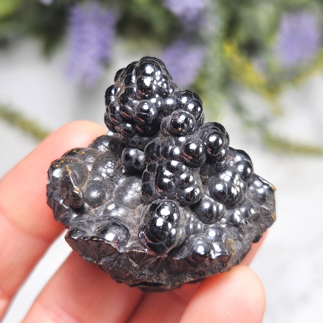Botryoidal Hematite Specimen: Raw Black Hematite Cluster - Etsy