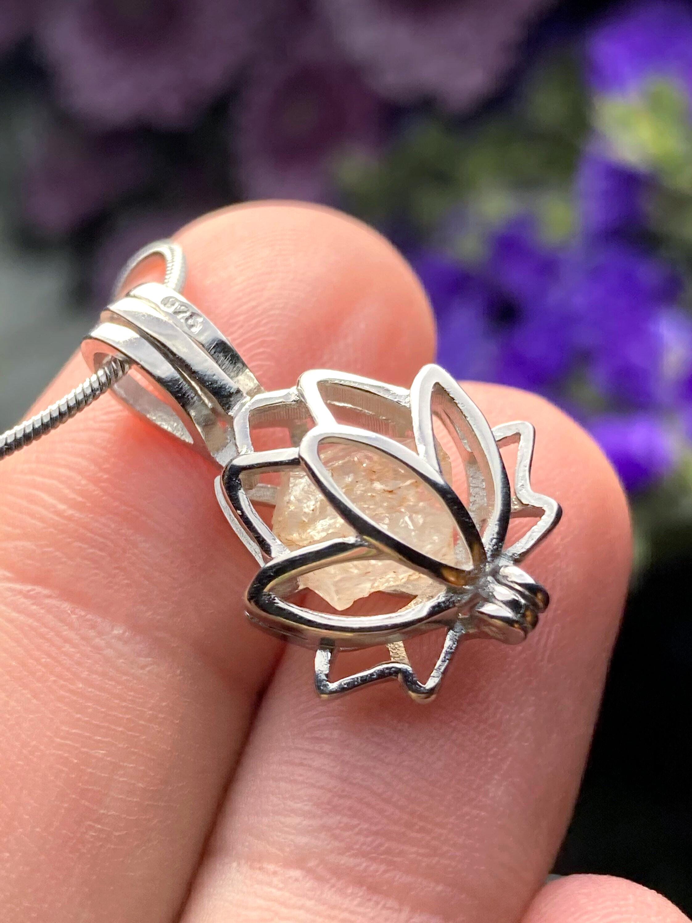 Gemstone Holder Necklace Spiral Bead Cages Pendant, Stainless Steel ...