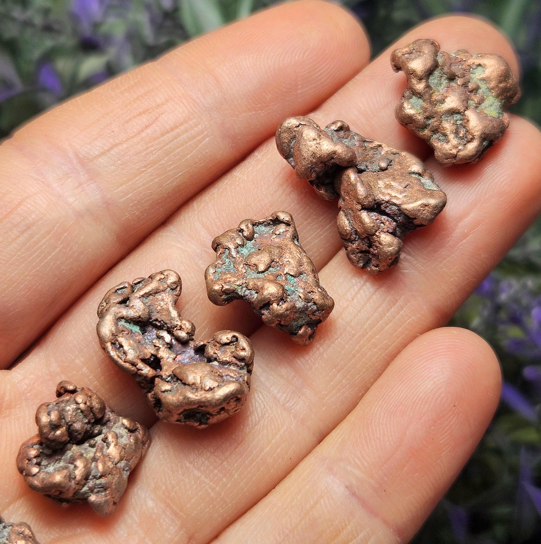 Native Copper Nuggets - Copper Stone - Copper Nugget - Solid Copper ...