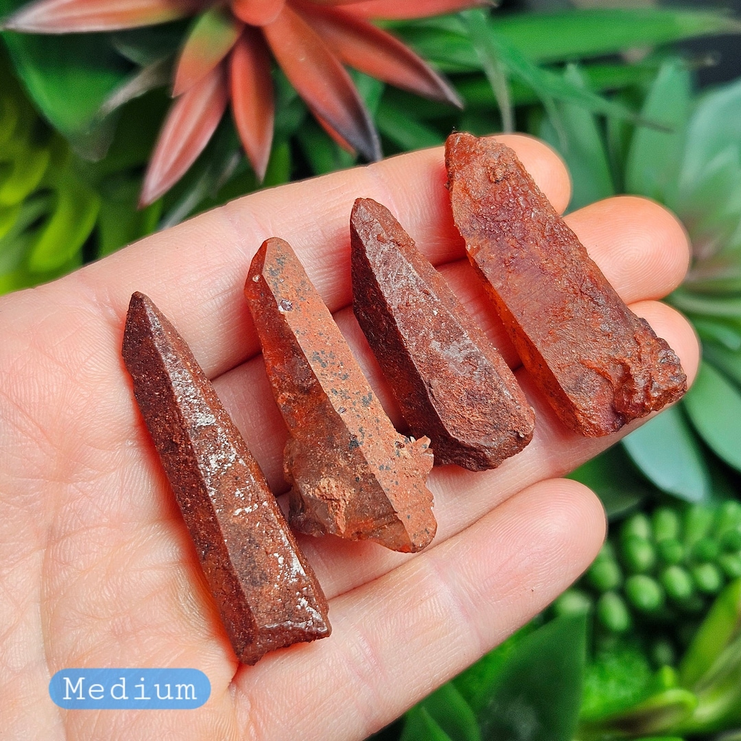 Red Hematite Quartz Crystal - Red Hematite Quartz - Red Dragon Quartz ...