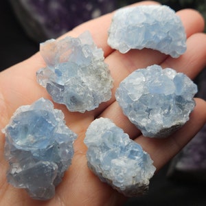 Celestite Cluster - Celestite Geode - Celestite Crystal - Blue ...