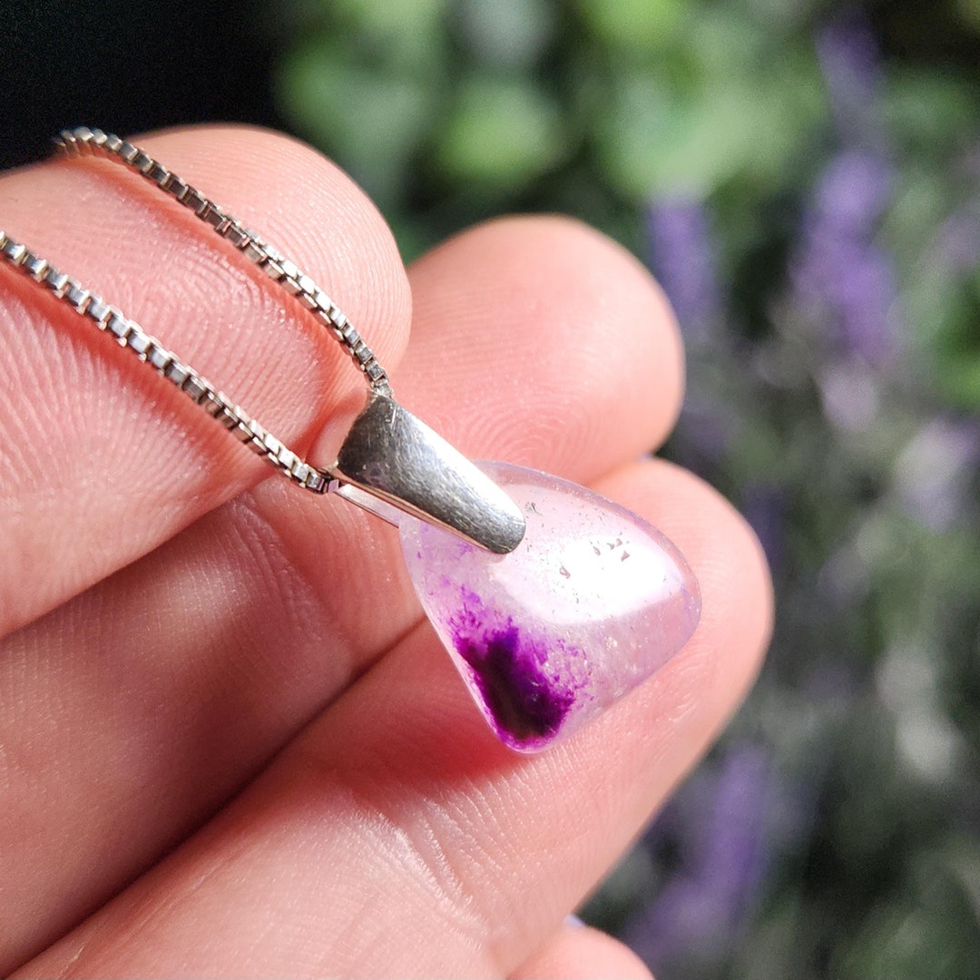 Gel Sugilite Pendant - Sugilite Necklace - Sugilite Jewelry - Sugilite ...
