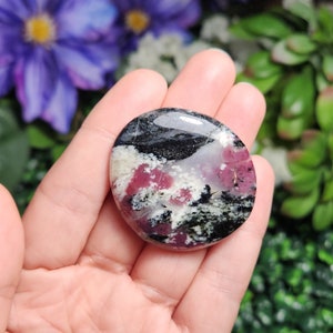 AAA Eudialyte Stone - RARE Crystal - Eudialyte Palm Stone - Polished ...
