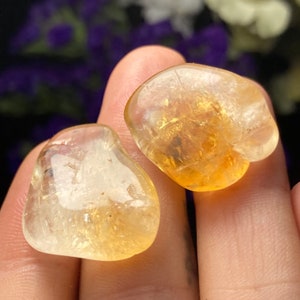 Brazilian Citrine Crystal: Tumbled Polished Stone - Etsy