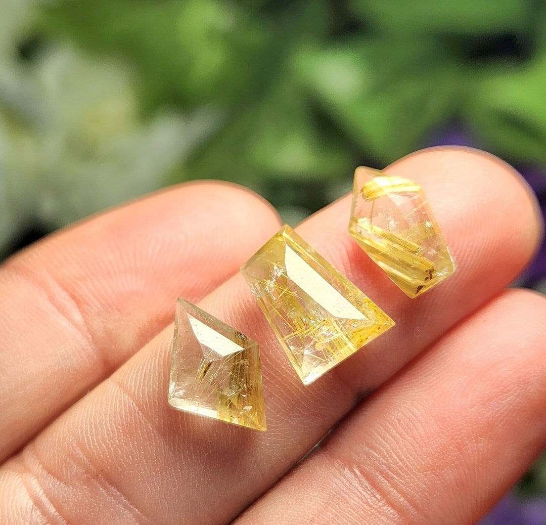 AAA Rutilated Quartz - Golden Rutilated Quartz - Rutilated Quartz ...