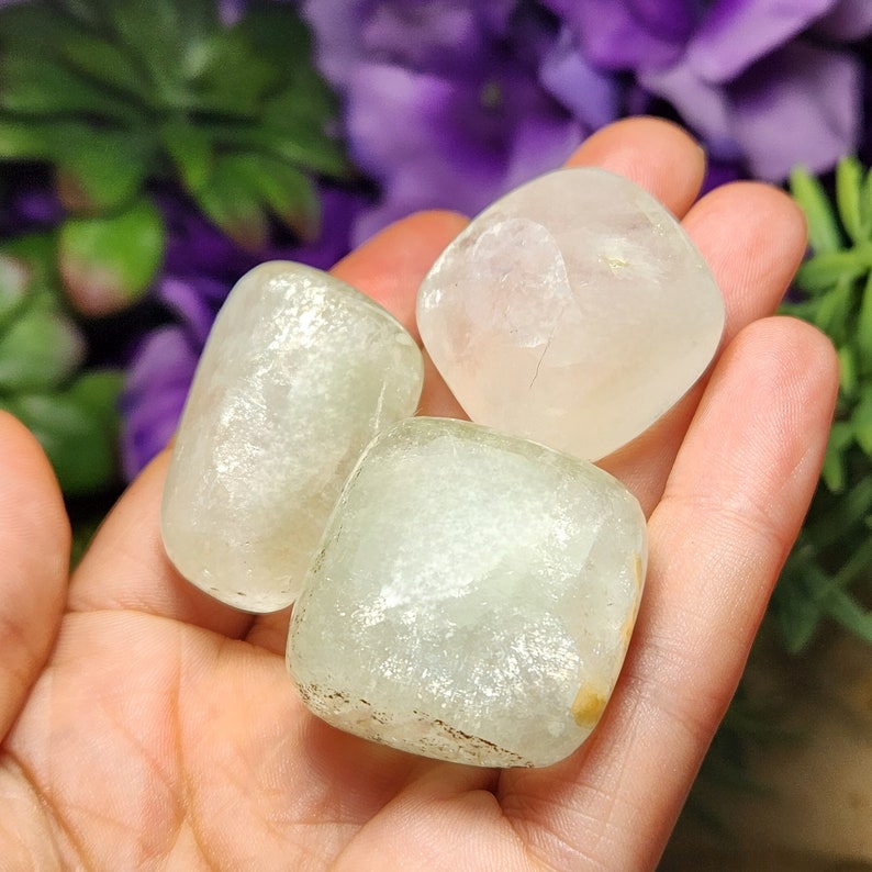 Green Apophyllite RARE Crystal Specimen: Polished, Tumbled Apophyllite ...