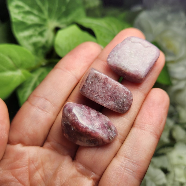 Lepidolite Tumble - Lepidolite Stone - Lepidolite Crystal - Polished ...