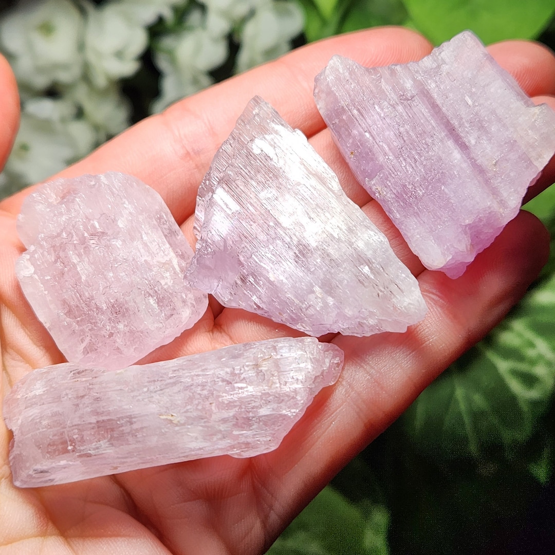 XL Kunzite Crystal - Pink Kunzite - Raw Kunzite - Kunzite Gemstone ...
