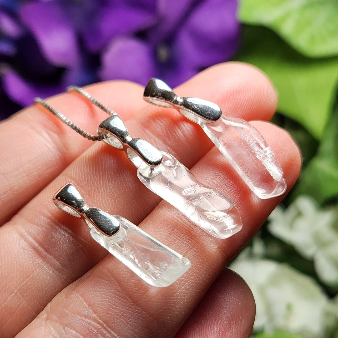 Goshenite Pendant / Goshenite Necklace / Goshenite Crystal / Goshenite ...