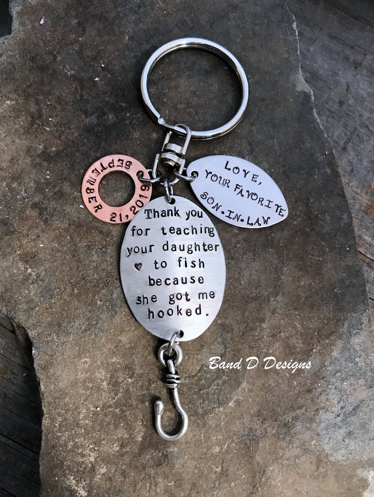 Father in Law Personalized Fishing Lure - Thank You for Teaching Your ...