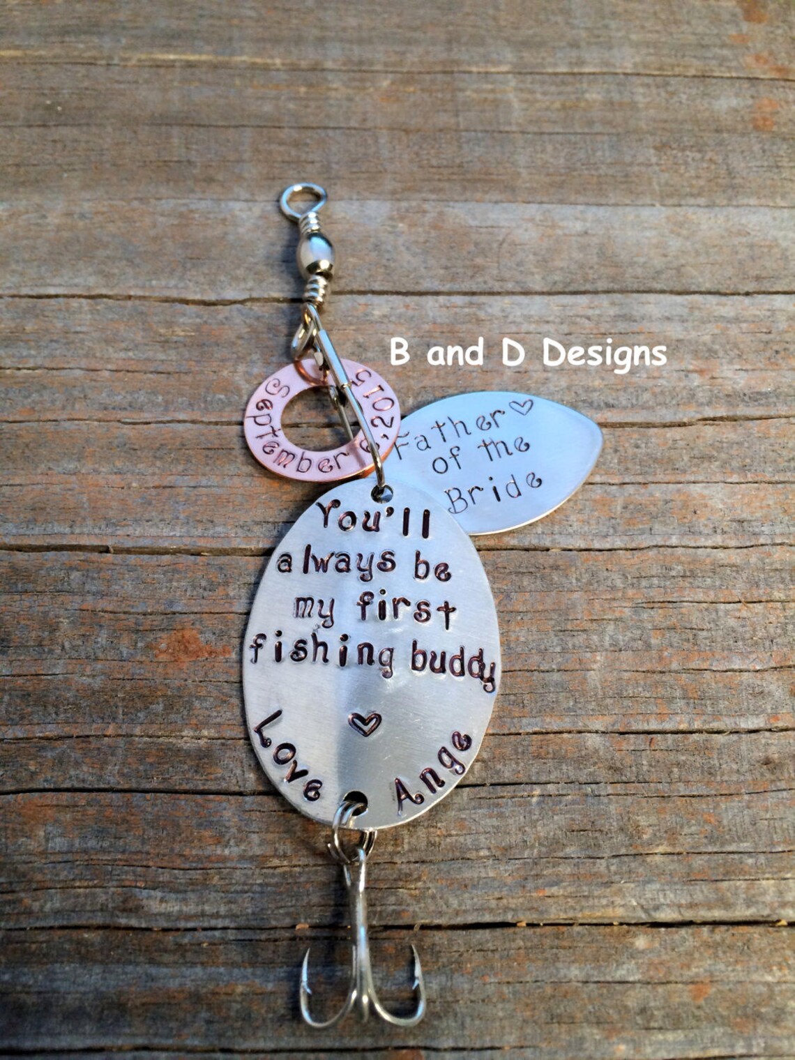 Father in Law Personalized Fishing Lure - Thank You for Teaching Your ...