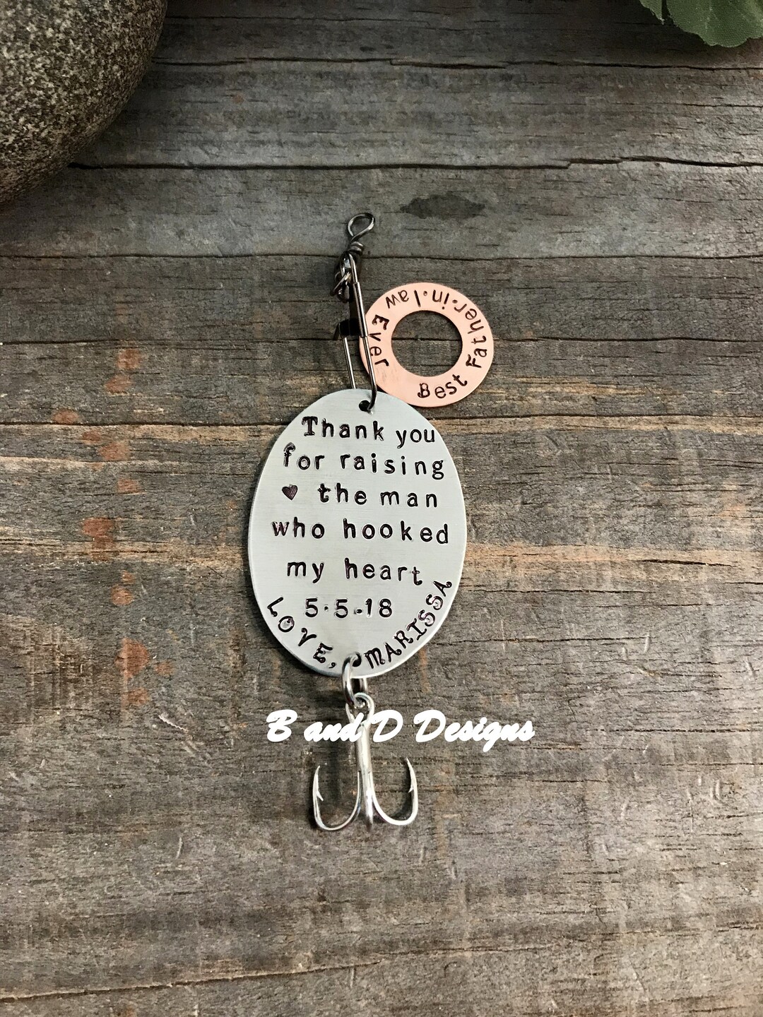 Father of the Groom Personalized Fishing Lure- Father's Day - Father in ...