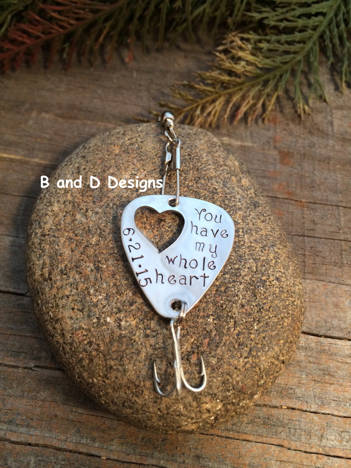 Personalized fish lure for Father's Day or Father of the | Etsy