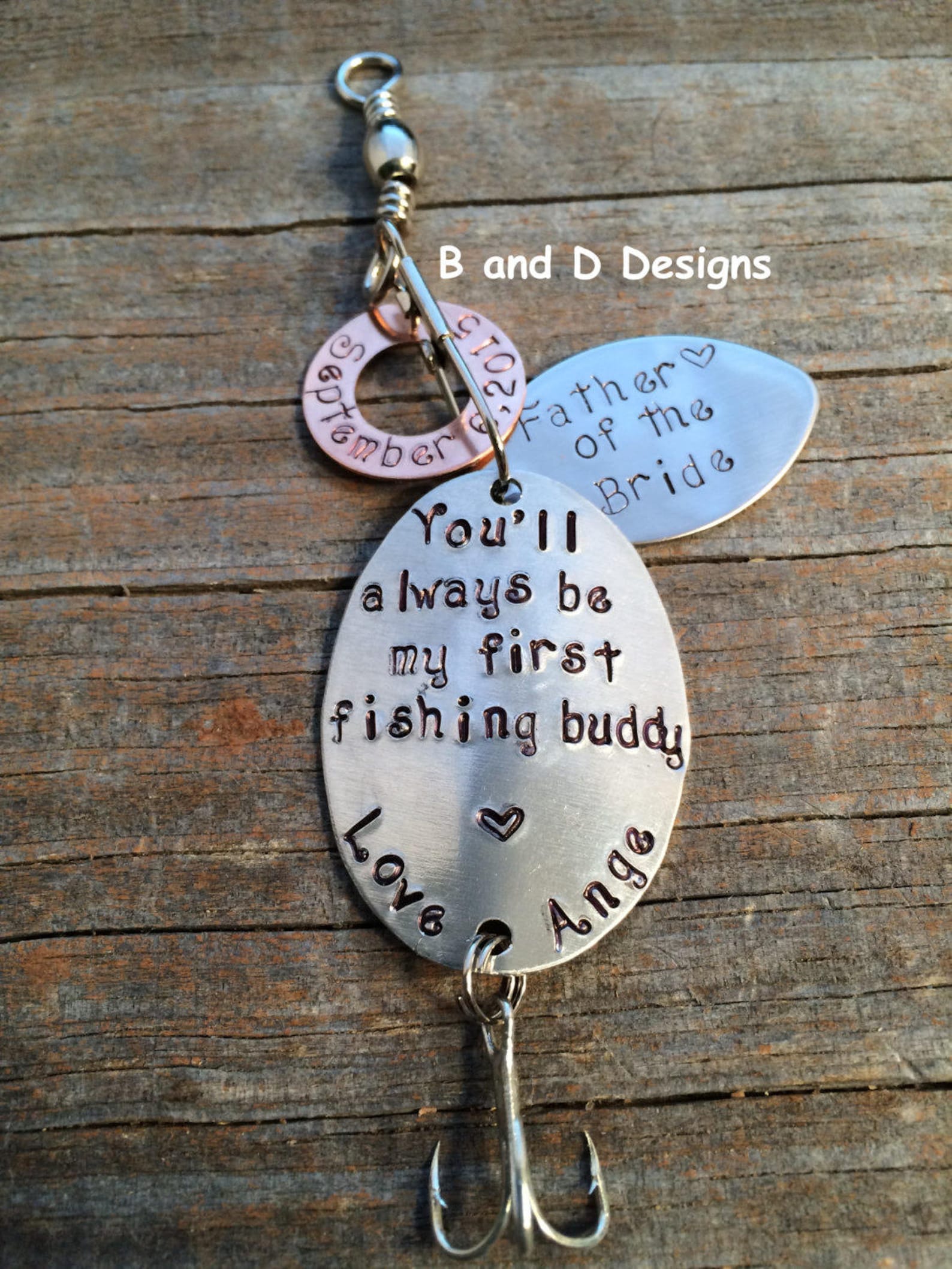 Father of the Bride or Father's Day Personalized Fishing - Etsy